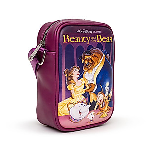 Disney Bag, Crossbody, Beauty and the Beast VHS Movie Box Replica, Vegan Leather