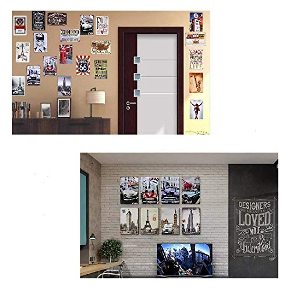 SIGNCHAT Appalachian Trail Sign Aluminum Metal National Scenic Trail Thru Hiking Metal Poster Wall Art Decor Tin Sign 8X12 Inches