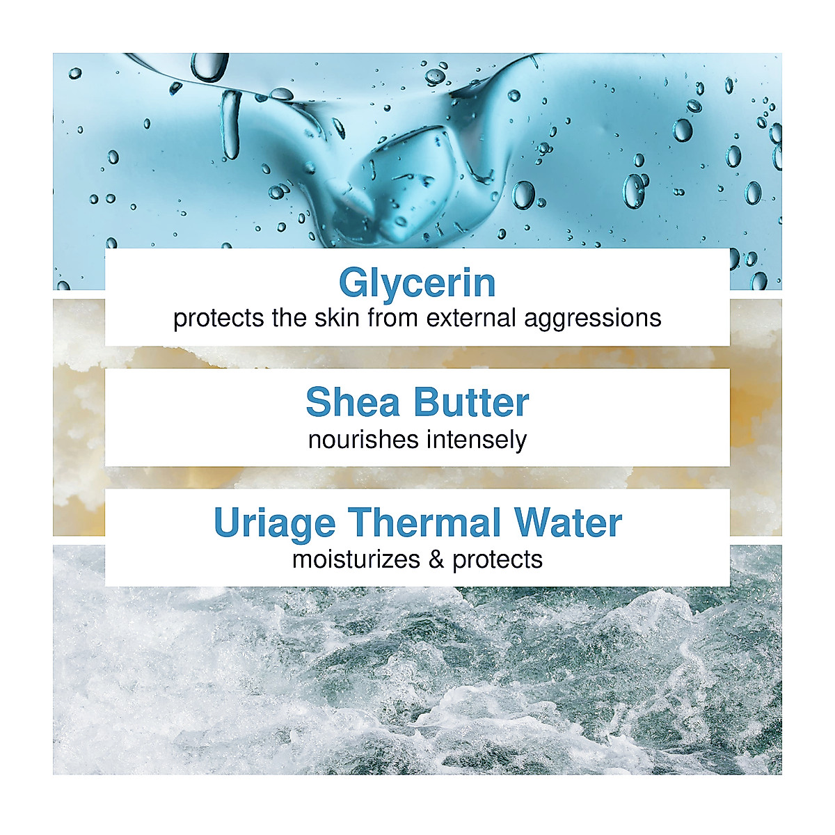 Uriage Xemose Cleansing Soothing Oil | Face & Body Daily Cleanser that Brings Instant & Long-Lasting Comfort to Very Dry Skin. With Glycerin & Ceramides | Soap-free, Fragrance-Free, 17 FlOz