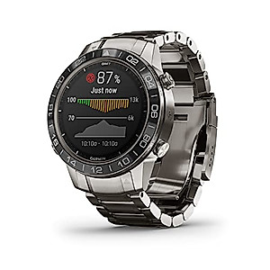 Garmin MARQ Aviator, Men's Luxury Tool Watch Designed for Your Passion for Aviation, View Flight Paths, Weather Reports, Start Flight Logging and More