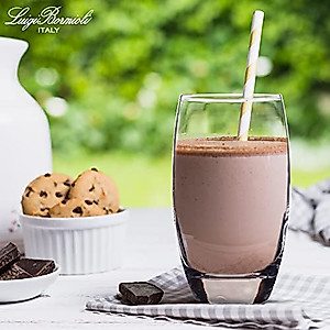 Luigi Bormioli Crescendo 20-Ounce Tumblers, Set Of 4, Crystal SON-hyx Glass, Made In Italy.