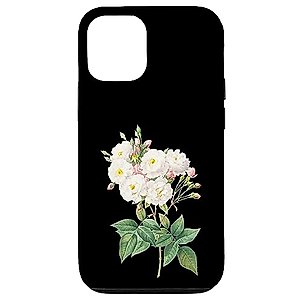 iPhone 13 Pierre Joseph Redoute White Roses Paint Flower Gardener Gift Case