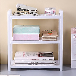 1PCS Three-Layer Storage Rack,Multifunctional Storage Rack Hollow Shelf Rack Adjustable Sundries Organizer for Kitchen Office(Pink)