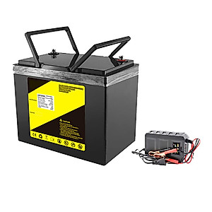 HJGHY LifePO4 Battery 12V 90AH 100AH Powerful Battery 12 Volt Lithium Battery Deep Cycles 3000+ for House Energy Storage/Outdoor Camping Power,12v,100Ah
