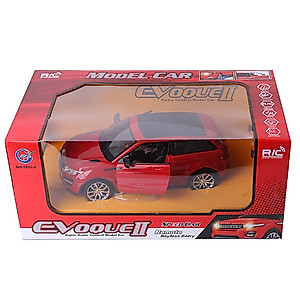 Blue Block Factory 4 x 4 Land Cruiser 1:16 Scale Remote Control, Crimson Red, 10.5" x 4.5"