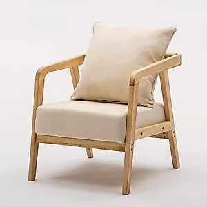 Accent Chair Armchair Upholstered Living Room Chairs Modern Club Chair Guest Reception Couch Comfy Single Sofa for Reading Bedroom (Color : F)