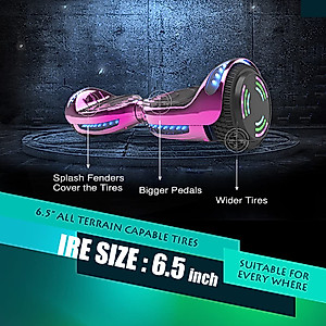 Hoverboard Certified HS2.01 Bluetooth Flash Wheel with LED Light Self Balancing Wheel Electric Scooter