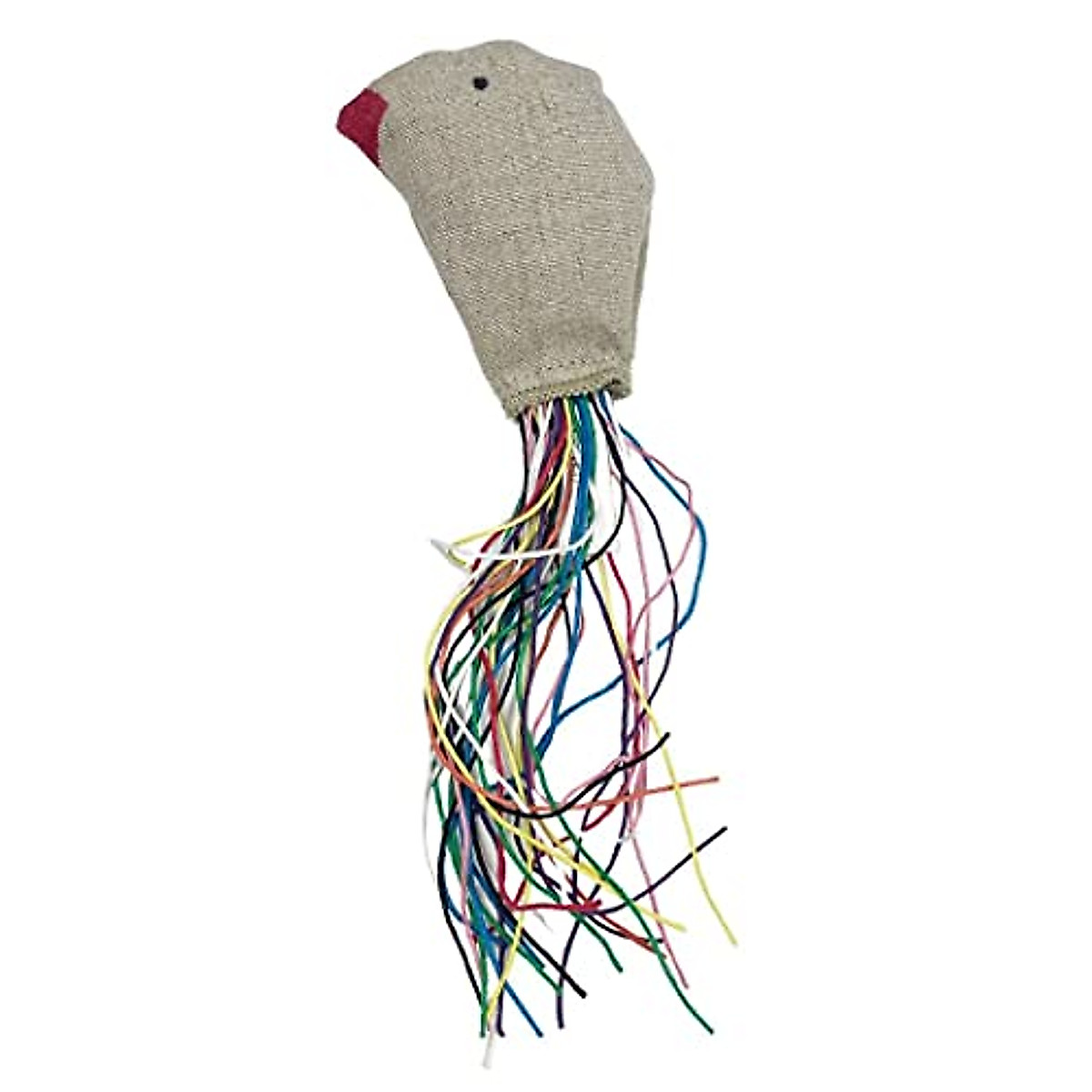 Honest Pet Products Eco Kitty Bird is a Truly Natural and Safe Toy for Your Kitty. Filled with Organic Catnip, Enticing Rattle and Colorful Hemp Twine Tail. Made in The USA and Money Back Guaranteed
