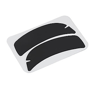 Eyelash Extension Patches, Notch Eyelash Extension Under Eye Gel Pads 10 Pairs Soft for Salon (Black)