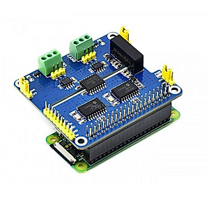 for Raspberry Pi 2-Channel Isolated CAN Bus Expansion HAT MCP2515 + SN65HVD230 Dual Chips Solution 3.3V/5V Breakout SPI STM32 with Multi Onboard Protection Circuits 2-CH @XYGStudy