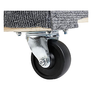 SIMPLI-MAGIC 79545 30 in. x 18 in. Hardwood Furniture Moving Wooden Dolly Swivel Casters Mover Dollies 2,000 lbs. Capacity, Two Pack