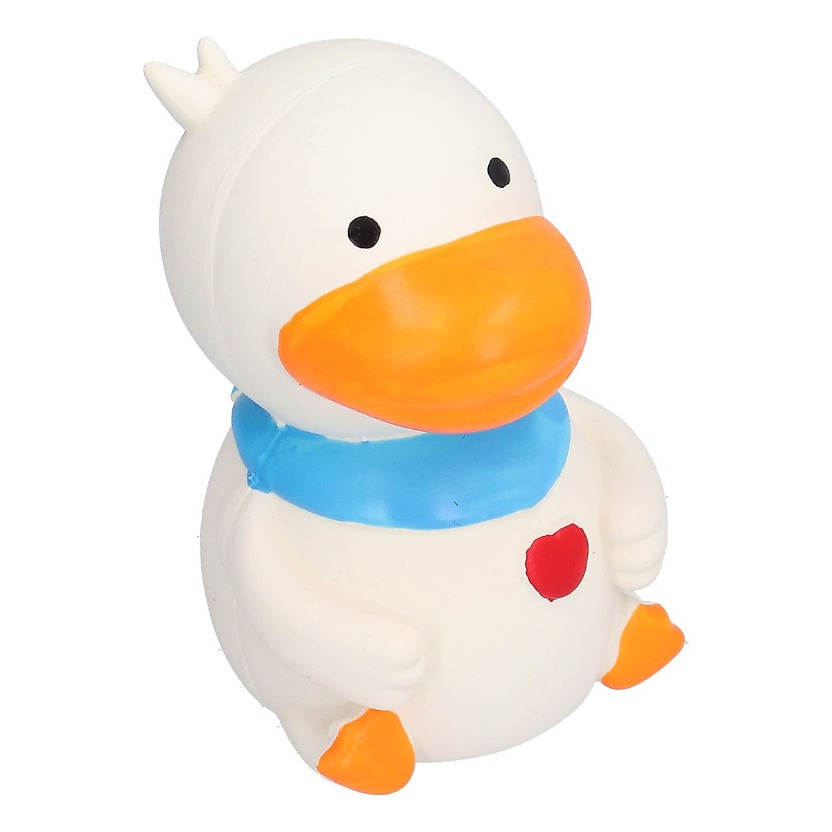 Keenso Latex Duck Dog Toys Cute Interactive Funny Squeak Duck Toys for Dog Puppy Chewing Playing (White)