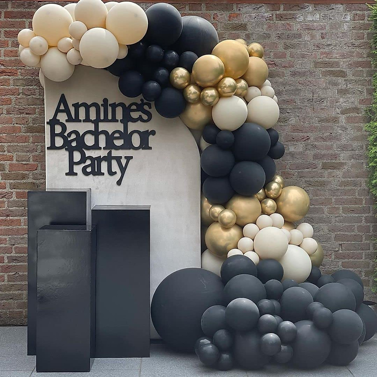 Brown Balloons 84 pcs Mocha Balloons Garland Arch Kit 5 inch +12 inch +18 inch Coffee Balloons Happy Birthday Balloons Baby Shower Decorations Wedding Balloons