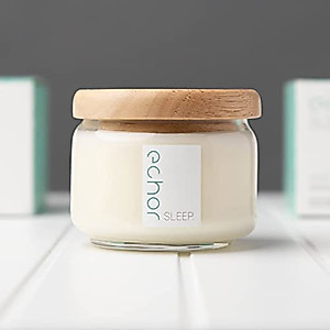 Echor Scented Soy Aromatherapy Candle, Made with Natural Vegan Wax, Lavender, Ylang Ylang Geranium and Orange Scented Calming Relaxing Candle, Sixty Hour Burn Time