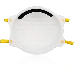 TITAN PROTECT NIOSH Certified MAKRITE 9500-N95 Pre-Formed Cone Particulate Respirator Mask, M/L Size (Pack of 20 Masks)