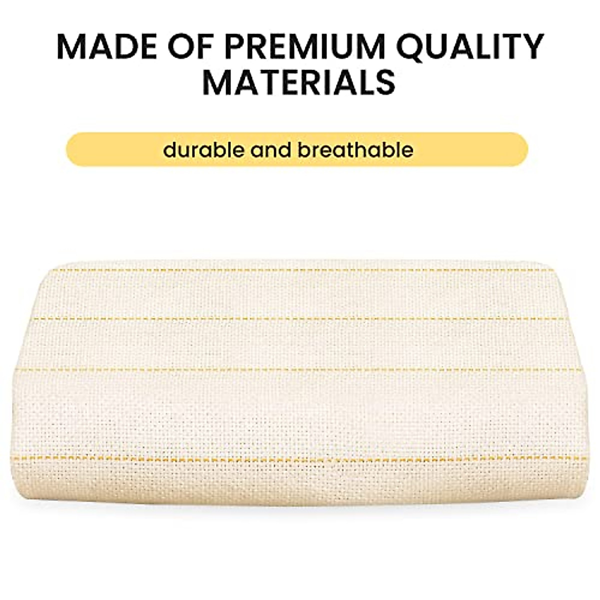 79" × 59" Tufting Cloth with Marked Lines, Rug Backing Fabric Monk Cloth with Positioning Marked Line, Punch Needle Needlework Fabric for Loop Pile Tufting Gun, Rug-Punch, Punch Needle, Rug Hooking