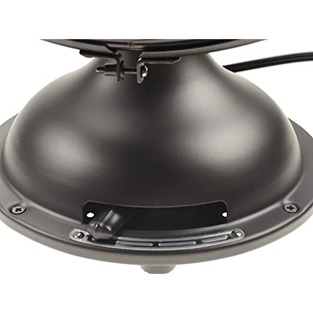 HUNTER Metal Retro Table Fan-Powerful 3 Speeds and Smooth Oscillation, 12", Oil-Rubbed Bronze