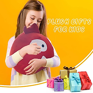 LONELY DOG 12 inches Plush Toys,Cute Ghost Pillow Stuffed Animal Plush Toy 3D Ghost Pillow Pillow Soft Lumbar Back Cushion Plush Stuffed Toy Gifts for Children