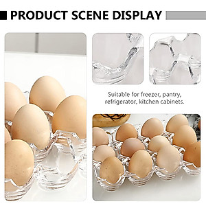 Hemoton 1pc Box Acrylic Egg Tray Kitchen Egg Holder Tray Eggs Storage Container Storage Drawers Egg Holder for Fridge Portable Refrigerator Egg Dispenser for Refrigerator Filler Household