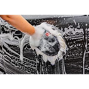 Maxshine Premium Sheepskin Wool Mitt, Real Lambs Wool Car Wash Glove Car Cleaning Ultra Soft Lambskin Wash Pad