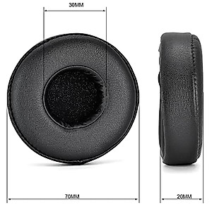 MOOKEENONE Wireless Headphones Replacement Protein Skin+Sponge Earpads Ear Pads Cushion for Sony WH-CH500/WH-CH510 Headset