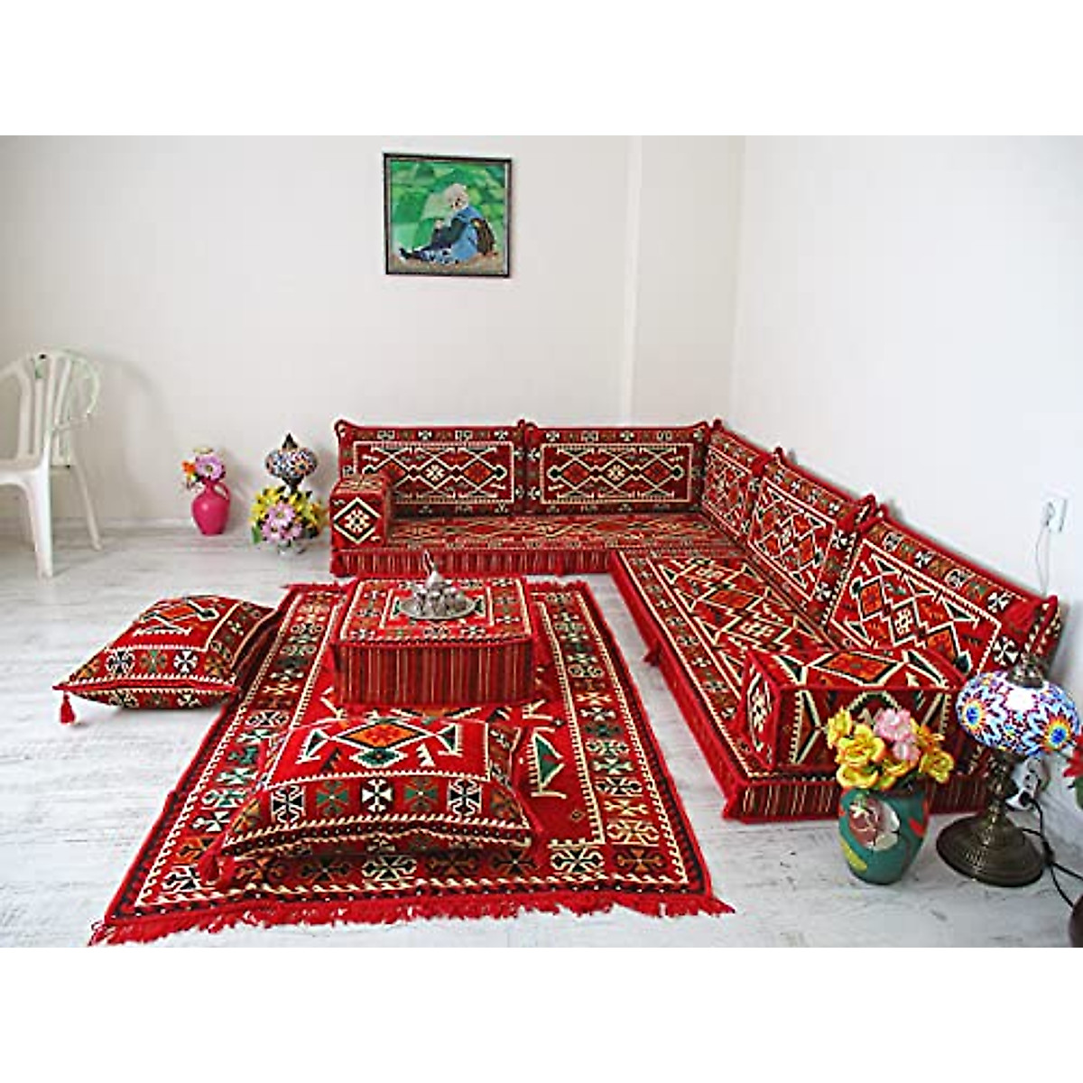 Arabic floor sofa set, Arabic Floor Seating, Arabic Floor Sofa, Arabic Majlis Sofa, Arabic Couches, Jalsa, Floor Seating Sofa