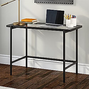 Tamar 42'' Wide Rectangular Writing Desk in Blackened Bronze