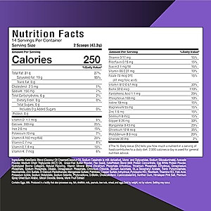Keto Science Ketogenic Meal Shake Vanilla Dietary Supplement, Rich in MCTs and Protein, Packed with Collagen, Vitamins and Minerals, Keto and Paleo Friendly, Weight Loss, (14 servings), 20.49 Oz