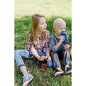 Simple Modern Disney Kids Water Bottle Plastic BPA-Free Tritan Cup with Leak Proof Straw Lid | Reusable and Durable for Toddlers, Boys, Girls | Summit Collection | 16oz, Minnie Mouse Retro