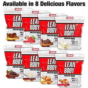 LABRADA Nutrition – Lean Body High Protein Meal Replacement Shake, Whey Protein Powder for Weight Loss and Muscle Growth, Chocolate Peanut Butter, 2.47LB Tub Packaging May Vary