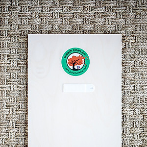 Headwaters Studio Animals Growth Chart for Kids - Baby Height Chart Height Tracker Kids Wooden Growth Chart for Wall Grow Chart Height Chart for Kids Safari Nursery, Tall Giraffe-46 x75 x.25