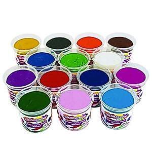 Colorations Multicolor Value Pack Modeling Dough for Kids, 14 Colors, 5 oz Each Tub, Arts and Crafts, Party Favors, Bulk Dough, Holiday Basket Stuffer (Pack of 1)