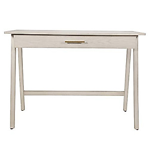 Ball & Cast Home Office Computer Desk 42"W x 20"D x 30"H White Wash Set of 1