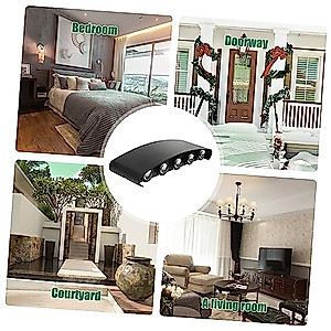 SEWOART Curved Wall Light Wall Sconces Outdoor LED Wall Mounted Light Fixture Wall Light Fixtures Wall Lamp Outdoor Sconce Lights Aluminum Black Home Wall Lamp Wall-Mounted Outdoor Light