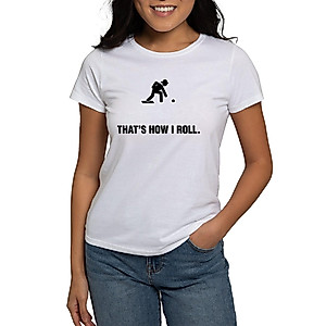 CafePress Lawn Bowl Women's T Shirt Womens Classic Crew-Neck Soft T-Shirt White