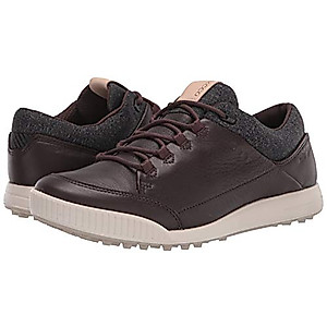 ECCO Men's Street Retro Hydromax Golf Shoe, Mocha, 11-11.5
