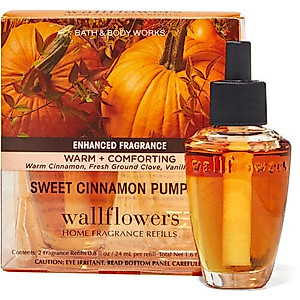 Sweet Cinnamon Pumpkin Wallflowers - SIX Refill Bulbs - Bath & Body Works