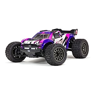 ARRMA RC Truck 1/10 VORTEKS 4X4 3S BLX Stadium Truck RTR (Batteries and Charger Not Included), Purple, ARA4305V3T2, Men