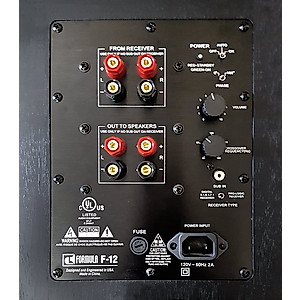 BIC America F12 12-Inch 475-Watt Front Firing Powered Subwoofer