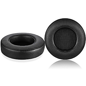 Kraken V2 Earpads, JARMOR Replacement Memory Foam Ear Cushion Kit Pad Cover for Razer Kraken V2 Headphone ONLY – Round (Black)