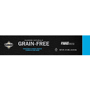 Diamond Naturals Grain Free Real Meat Recipe Premium Dry Dog Food With Real Fish 14Lb