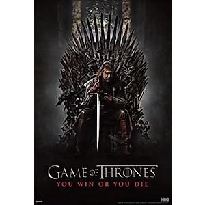 Game of Thrones You Win or You Die Iron Throne Ned Stark TV Cool Wall Decor Art Print Poster 24x36