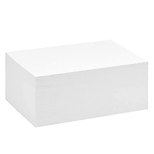 Reskid 100 Pack of White Cardstock - Thick Paper - 5 x 7" Blank Heavy Weight 110lb/14pt Cover Card Stock - Great For Invitations, Announcements and More (5x7, inches)