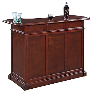 Hathaway Ridgeline 5' Home bar Set with Storage Mahogany