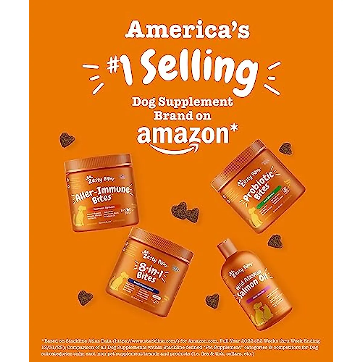 Zesty Paws Dental Bones for Small Dogs - Fights Tartar & Plaque - Gum, Teeth & Bone Health - Cinnamon for Dog Breath - Immune, Joint, Gut, Skin & Coat Support - Omega 3 EPA & DHA & Calcium - 28 ct