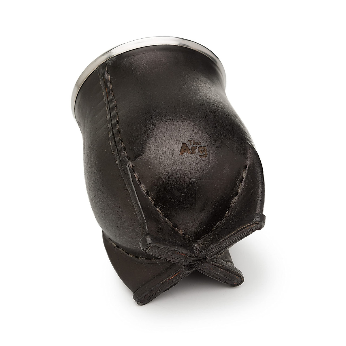 THEARG | Yerba Mate Gourd Set with Stainless Steel Straw | Handmade Leather Yerba Mate Cup and Bombilla Set from Argentina - Beach Essentials - Idea for Gifts | Travel Cup Mate - Taza para Mate