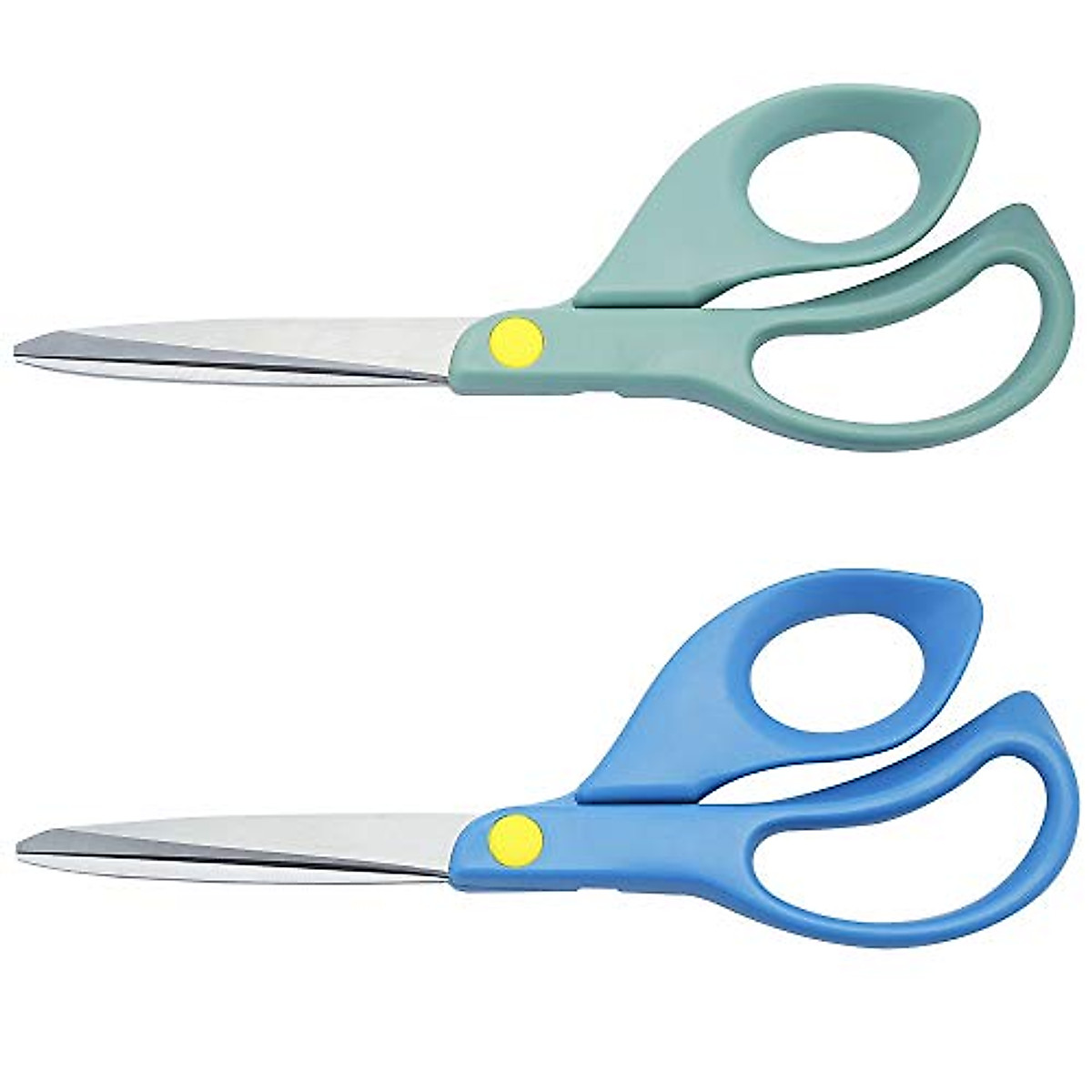 YAZEMKEL Left-Hand Scissors Stainless Steel 3-Pack, 8 inch