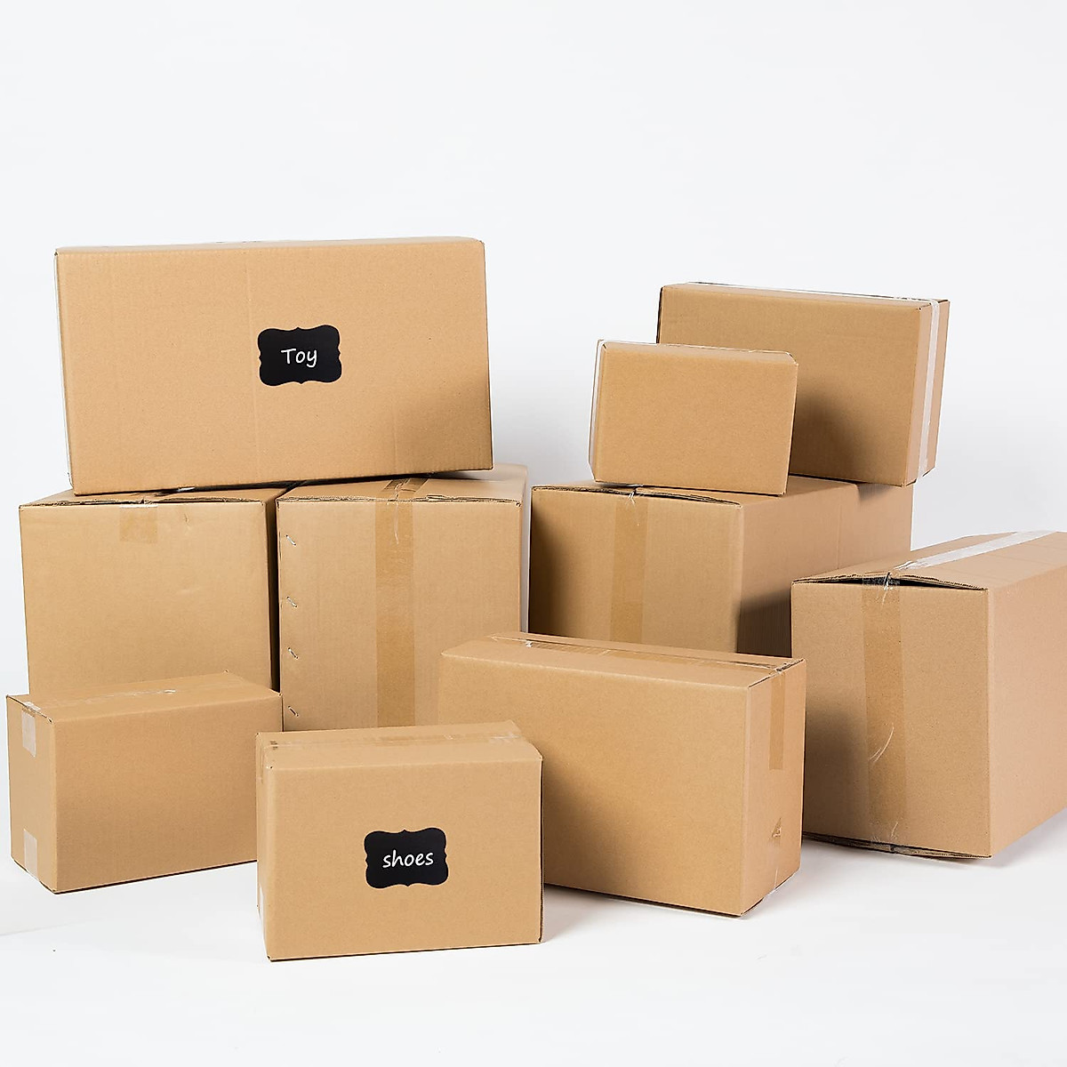 Tupalizy 80PCS Waterproof Chalkboard Labels Stickers Removable for Spice Mason Jars Pantry Kitchen Organizing Food Containers Storage Bins Glass Bottles Fridge Home DIY Crafts Office, 3x2.2'', Wavy