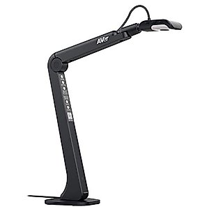 AVer M5 Document Camera - USB Webcam for Remote Video Conferencing - HD for PC, Mac, Chromebook, Zoom, and More - Perfect for Distance Learning, Classroom Teaching, Recording, Working, & More