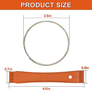 Cenipar FCR6 Ring Fin Comb Set Cleaning Brush Coil Condenser Brush Compatible with Air Conditioner